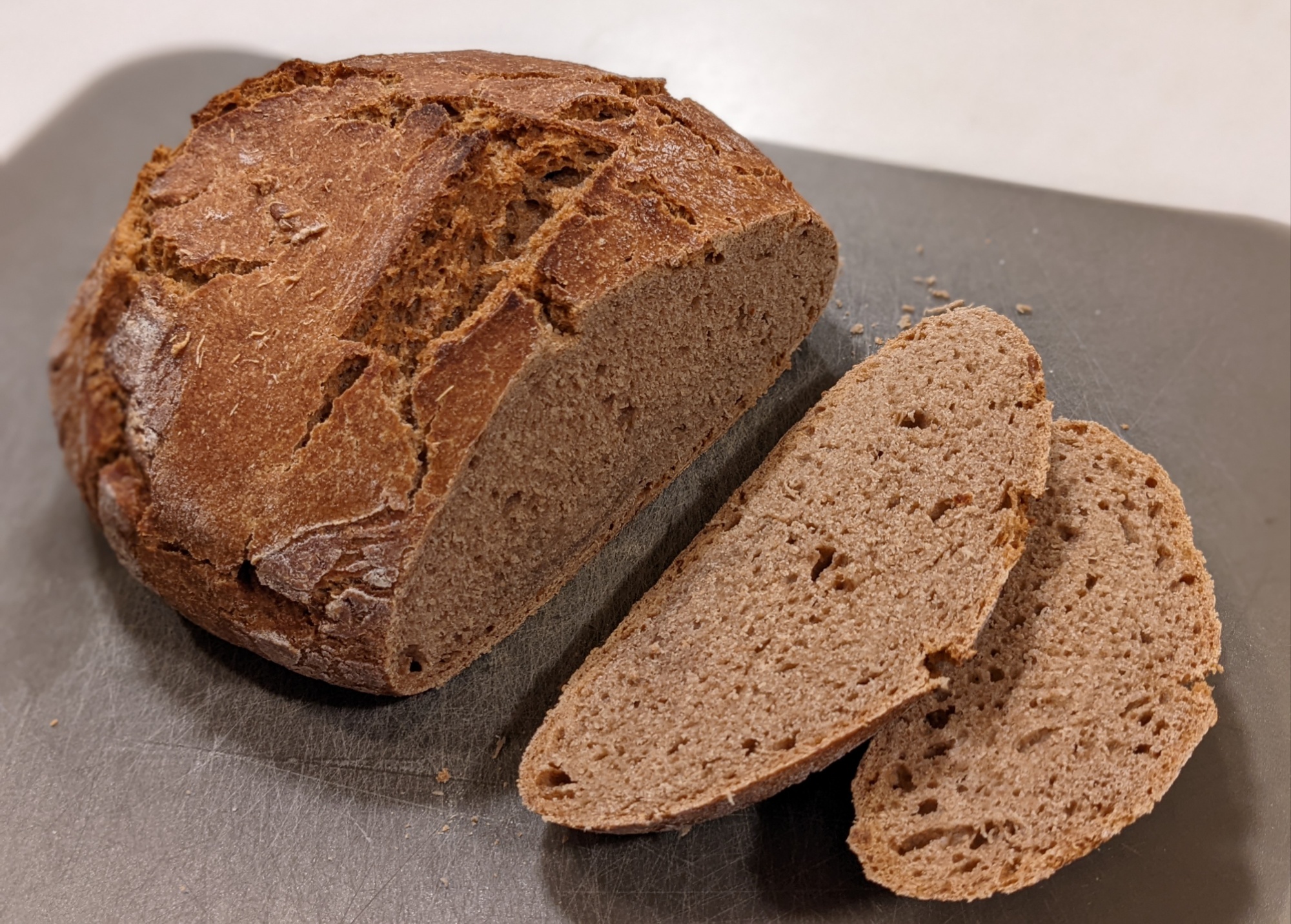 Cast Iron Cooking: Rustic Whole Wheat Loaf | Forged Mettle Farm